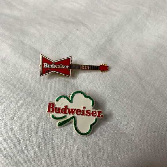 Budweiser | Accessories | Vintage 2 Budweiser Pins | Poshmark